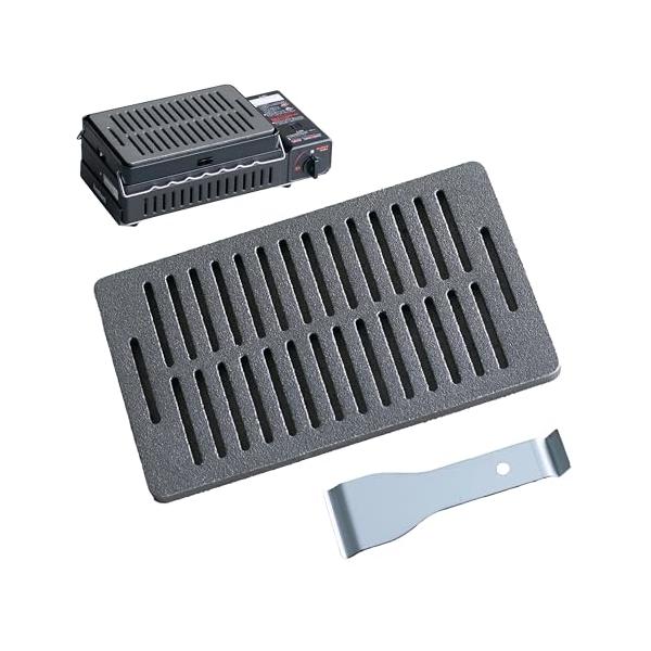 ※材質：Meatban／鋳鉄 FC20)、リフター／SECC※サイズ：W28cm * D18cm * H1cm(Meat ban)・W18.7cm * D6cm * H1.4cm(リフター) 重量：約2.55kg(Meat ban)・約14...