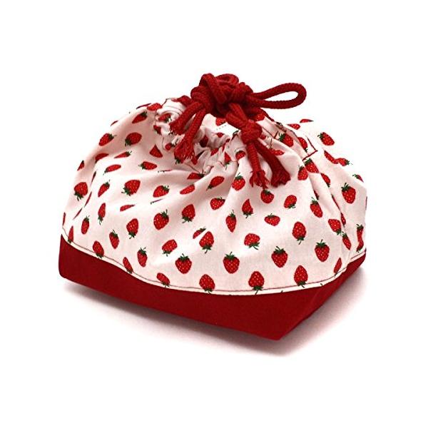 高さ約15cm 　幅　約26cm マチ約10cm ランチ巾着　お弁当袋　マチ付きお弁当袋　巾着小　ランチ袋 ハンドメイド　お名前シール付き　バザー　通園通学　入園入学ホーム&amp;キッチン/キッチン用品/弁当箱・水筒/ランチバッグ・ランチ...