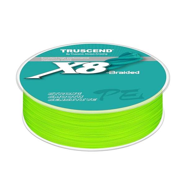 高度な編組テクノロジー:TRUSCEND ColorFast X8 編組釣り糸は、独自のプロセスで作られており、ほぼ完璧に丸いラインを作り出します。 TRUSCENDの高度な編組ラインプロセスにより、8キャリアのDyneemaファイバー編組...