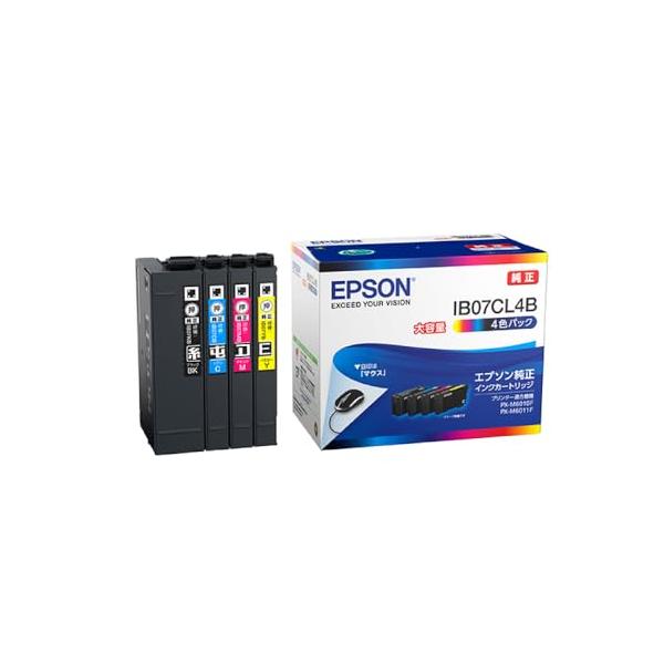 4色パック 大容量インク対応機種:PX-M6011F / 6010F商品の重量:240g商品モデル番号:IB07CL4Bメーカー:エプソンパソコン・周辺機器:PCアクセサリ・サプライ:プリンタアクセサリ