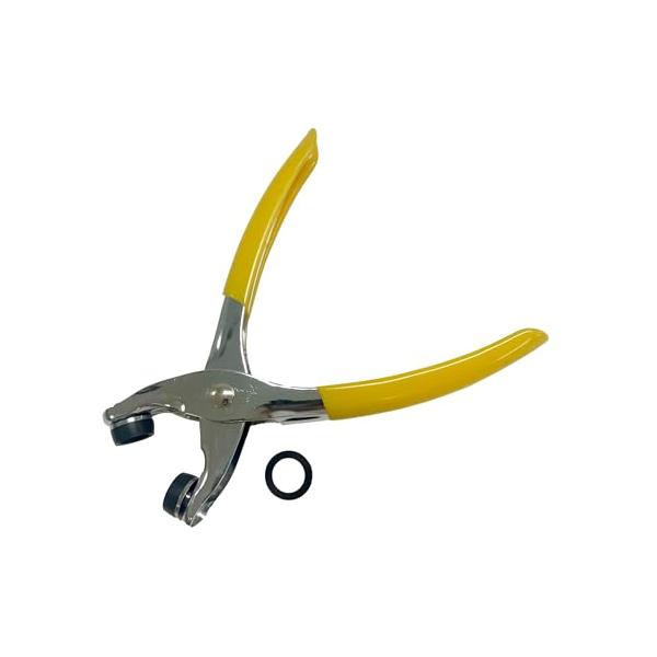 用途:スナップボタン専用パンチ全長:175mm質量:138g適応スナップボタン径:直径12mm・直径15mm取付可能素材厚さ:1mm材質:本体:スチール、グリップ:ポリ塩化ビニールDIY・工具・ガーデン:作業工具:駆動工具:プライヤー:スナ...