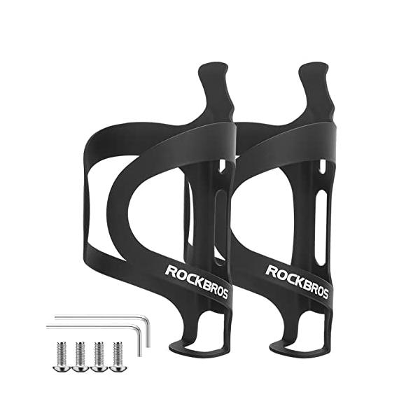 良質な素材 ボトルケージ本体は一体成型の高強度アルミ合金製で、軽量、頑丈、耐久性も優れます。表面でゴム塗装 ラバーペイント 加工が付き、表面が滑らかの同時に滑り止め機能もあります、ドリンクボトルや自転車フレームの傷を防ぐことができます。サイ...