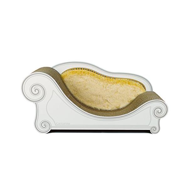 にゃん工学に基づき設計された、最高のフィット感がある爪研ぎソファー。 安全製を考慮し国産材料を用いて、自社工場内で一つひとつ手作りで国内生産しています。 製品に使用されている素材は国内生産の輸出梱包用の段ボール。 通常より10倍の強度を持つ...