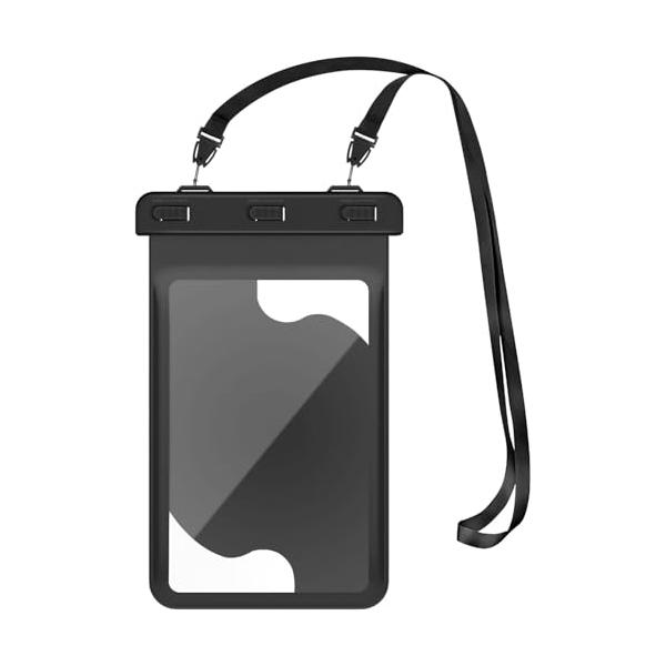 「8.3インチまでのタブレット適用」日常生活から、海やプールといったレジャーまで水場でタブレットを使用するときにを水から守ってくれる防水ケースとなります。iPad Mini 6 2021/5 2019/4/3/2,Fire HD 8/HD ...