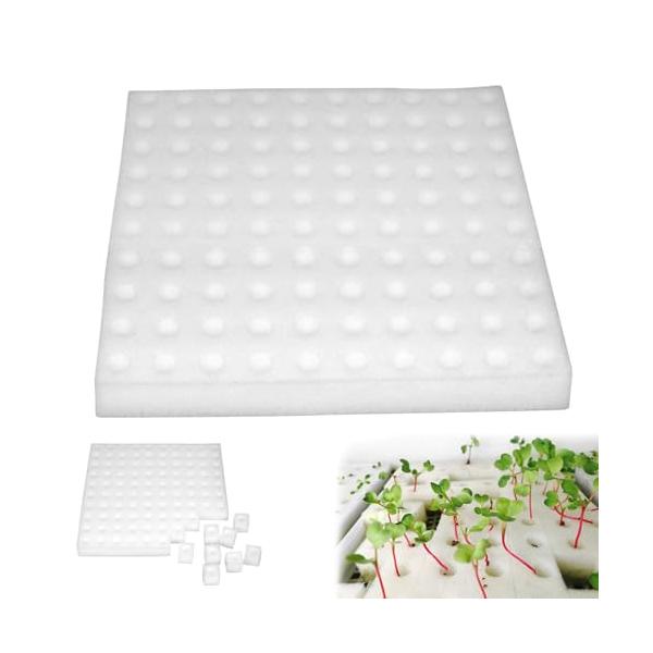 製品規格 1枚のスポンジ 100枚の使い分け可能な小さなスポンジ を含み、需要に応じて取りやすく、各スポンジは単独で使用でき、それらは各種植物の栽培、特に水耕、野菜栽培などのシーンに適しており、家庭園芸に非常に便利である。 高品質PU材質 ...