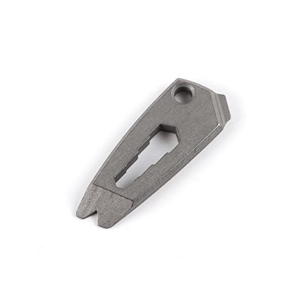 HamansチタンEDCマルチツールキーホルダー、スパナ付きドライバーレバー機能 グレー スポーツ&amp;アウトドア/アウトドア/フィールドギア/ナイフ・マルチツール/マルチツール