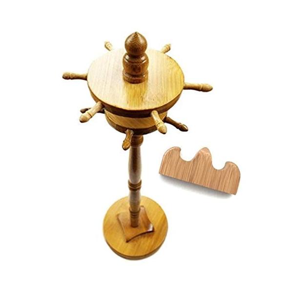 丸型の竹製・筆掛けです。置く場所を選ばない優れものの筆掛です。筆掛けの部分が回転しますので、筆の掛け外しがとてもしやすいです。簡単な組み立て式で、コンパクトになるため持ち運びにも便利です*筆は11本掛けることができ、お洒落なインテリアとして...