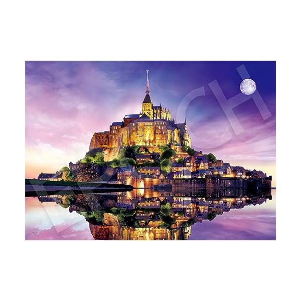 ピース数：2000SS完成サイズ：38*53cm　対応パネルナンバー：5-B世界の風景の中でも人気の「モン・サン・ミシェル」の絵柄が、2000スーパースモールピースで登場 2000スーパースモールピースのジグソーパズル 商品を完成させると3...