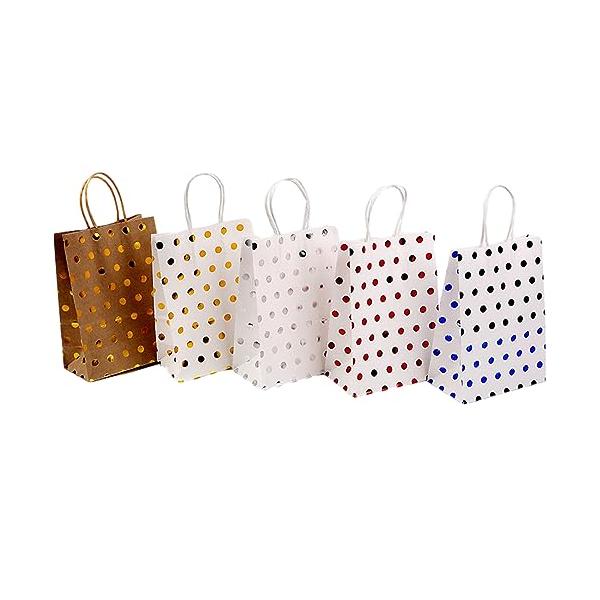 内容 紙袋 10枚入り 5種各2枚 サイズ 高さ21cm*幅15cm*マチ8cm 素材  紙素材 用途 手作りのお菓子や小物をプレゼントする際の包装におすすめです。 誕生日やクリスマス、ハロウィン、母の日、父の日などの記念日のプレゼントに最...