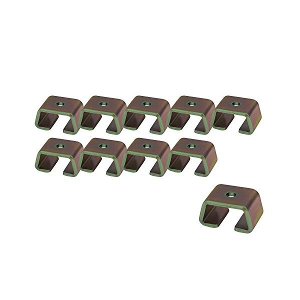 適用:台形高さ:17mm入数:10個質量:25g(1個あたり)材質:鋼板表面処理:亜鉛メッキ(三価クロメート処理)産業・研究開発用品:FA・メカニカル部品:直動部品:スライドレール