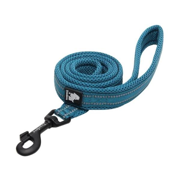 サイズ：長さ110ｃｍ　幅1ｃｍ　XSサイズは小型犬をお勧めます。推薦体重5kgまで柔軟性、耐久性、軽くて弾力性に優れたナイロン素材の訓練リード、裏地に換気口がある。耐衝撃性に優れた亜鉛合金素材の留め具は高い引張り強さ、耐腐食性と硬度がある...