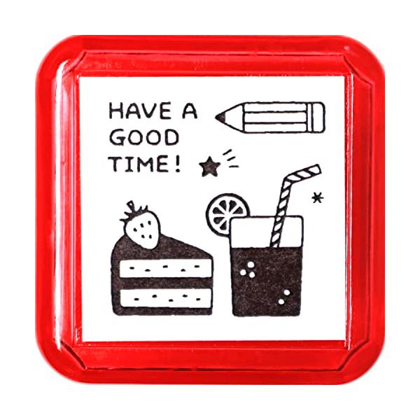 印面サイズ 21*21mm スタンプ柄 おやつ 仕様 浸透印タイプ(スタンプ台不要) 素材 PS・合成樹脂 インク色 黒文房具・オフィス用品/印鑑・スタンプ/スタンプ