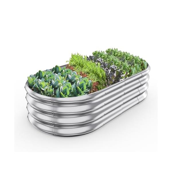 耐久性抜群：厚さ0.6mmの亜鉛メッキメタルシートと耐久性の高い亜鉛コーティングにより、日常的な磨耗に耐えるように作られています。極端な悪天候に錆びや腐食を防ぐ、屋外環境でも長期間使用できます。オープンボトム：底部のオープンデザインは水分の...