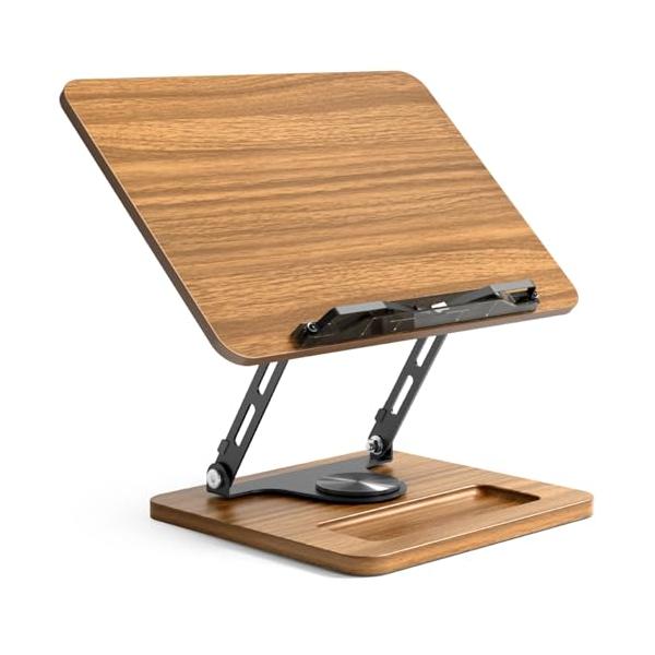 13インチ以下のタブレット対応   最大13インチのタブレットやモバイルモニターに対応し、角度や高さ調整が可能。作業や動画視聴、読書に最適な視野を提供します。モバイルモニターのスタンドとしても使用可能。  360度回転＆調整可能な人間工学デ...