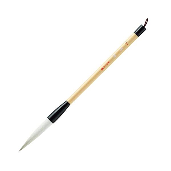 商品サイズ 約13.5径*305mm 軸径 約13.5mm 穂の形状 長鋒／ 穂の長さ 約77mm 弾力 ほどよい硬さ 主原毛 羊毛、牛耳、貂、狸文房具・オフィス用品/学用品/書道用具/書道筆