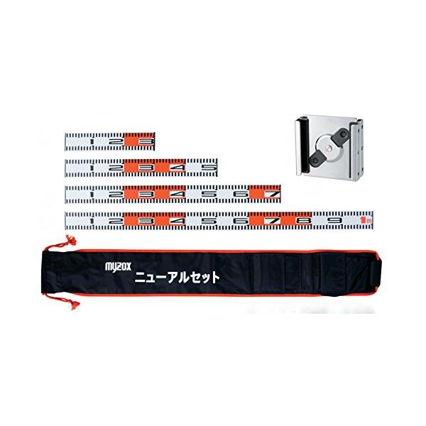 全長:1.100mm本体材質:アルミ用途:現場工事写真記録用特長:使いやすいアルミ製のニューアルロッド4タイプに検測金具を付けた便利な標尺セット。DIY・工具・ガーデン:測定工具:測量用品