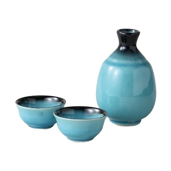 徳利*1、盃*2徳利：φ8*H12.5cm・300cc、盃：φ6.5*H3.5cm*材質*磁器*産地名*日本 美濃焼 *箱サイズ*10*19*H9.5cm*箱種*ボール箱*重量*400gホーム＆キッチン:食器・グラス・カトラリー:和酒器:酒...