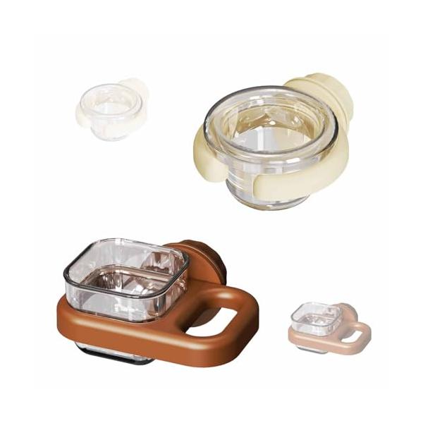 小鳥の食事と飲み水に最適な2点セット ラウンド型とスクエア型の「鳥 餌入れ＆鳥 水入れ」がセットで便利 毎日の食事管理にぴったりです。透明クリア素材で餌の残量が確認しやすく、清潔を保てます。 見やすいクリアデザインで衛生的 小鳥用クリア食器...