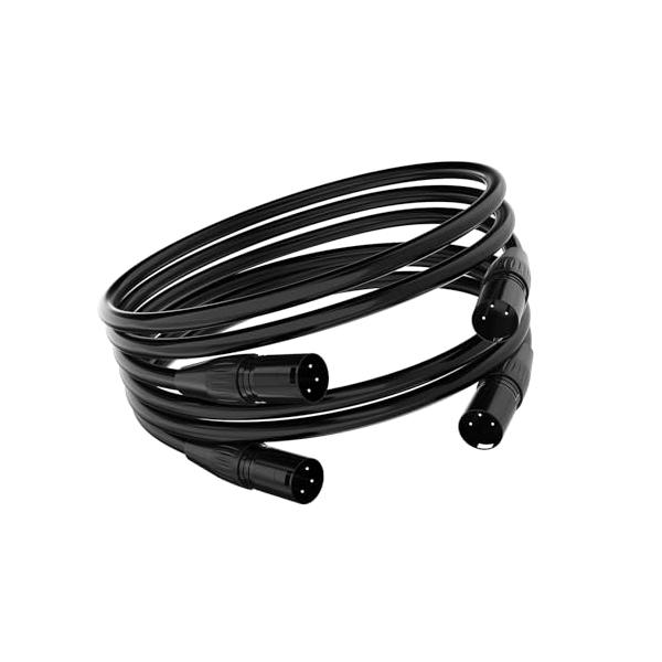 XLR ケーブル オスオス、MT-VIKI XLRオス-オス マイクケーブルは、3ピンのXLRコネクタを持つデバイス用に設計されています。このオス-オス マイクロフォンケーブルは、シールド25 AWG 4N 無酸素銅を使用し、優れた導電性と...