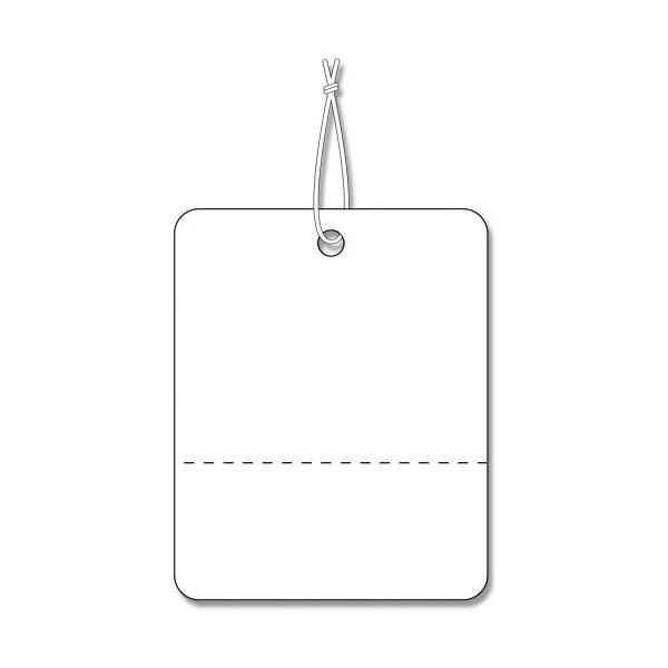 1枚サイズ：40*32mm色：白商品特徴1：綿糸付商品特徴2：ミシン目が入っています用途：商品の価格表示などの提札として文房具・オフィス用品/店舗・販促用品/POP用紙・値札