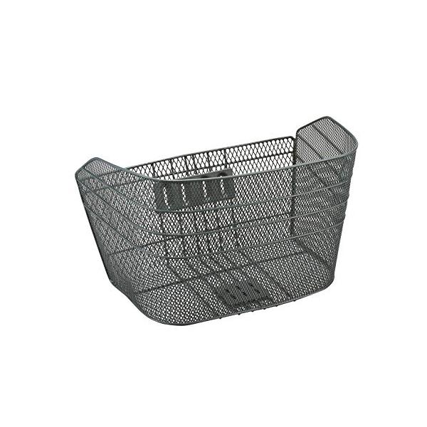 *カゴ上部サイズ(内寸):(約)横幅455 *x奥行275 **カゴ底面サイズ(内寸):(約)横幅380 *x奥行200 **カゴ高さ(内寸):(約)前275 */後ろ220 **材質:鉄(スチール製)*カラー:ダークグレー*取付位置:前用...