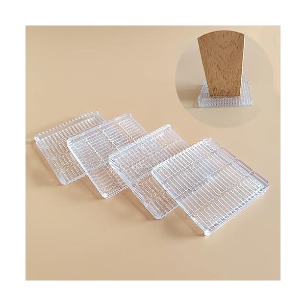 サイズ：Small 上品を感覚を現します 、家具の脚面に花火の形状のデザインは摩擦力を拡大し、脱落防止、底部の縁取りのデザインは地面の摩擦力を増加させ、ズレを防止します。 素材 透明シリコーンは柔らかく耐久性があり、インテリアと相性が良く、...