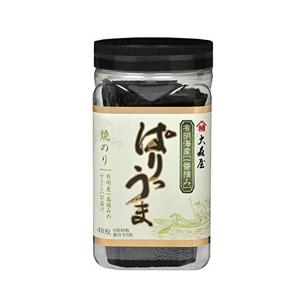 原材料:乾のり(有明海産)内容量:8切48枚商品サイズ(高さx奥行x幅):14.6cm*8cm*8cm食品・飲料・お酒:乾物:焼きのり
