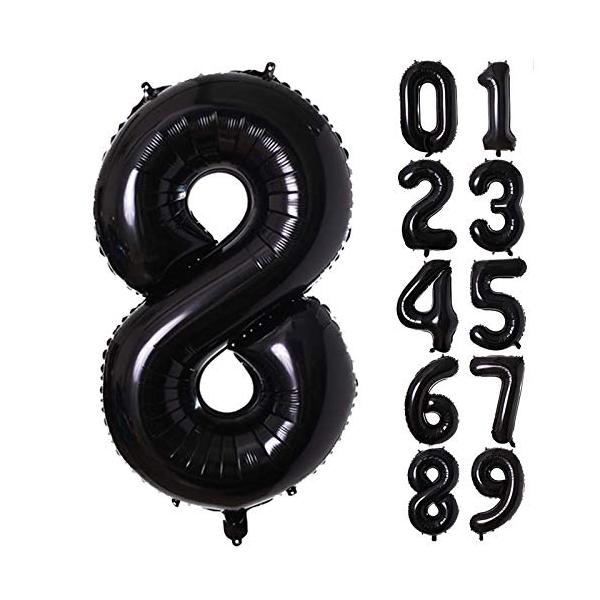 ナンバー8：約90cmのBigな数字バルーンです 写真映えするので、大事な日の記念にピッタリです。0*9のお好きな数字をお選びください特大サイズ：インパクトが大きい90cmです。どんな場所でも映える数字バルーンはお誕生日や年齢をより特別なも...