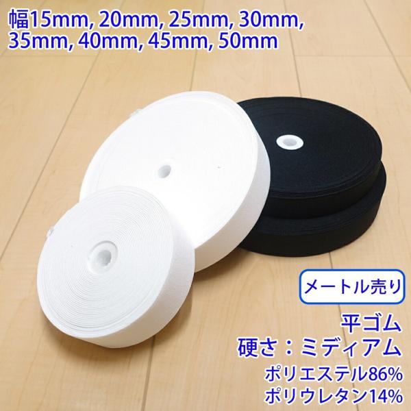 ◆商品のご案内特徴：ミディアムタイプの平ゴムです。用途：衣類のゴムなどに◆商品スペック商品名：オペロンソフトタック形状：平ゴム長さ：1m素材：ポリエステル86% ポリウレタン14%硬さ：ミディアム※こちらの商品は1m単位からの商品となってお...