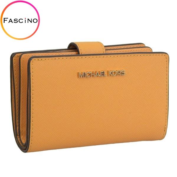 マイケルコース/MICHAELKORS/二つ折り財布/MD/BIFLD/ZP/CN/WLLETフロントのメタルロゴが華やかな二つ折り財布。仕切り付き小銭入れやカードポケットなど、収納が豊富で機能性にも優れたアイテムです。【ギフトにもおすすめ...