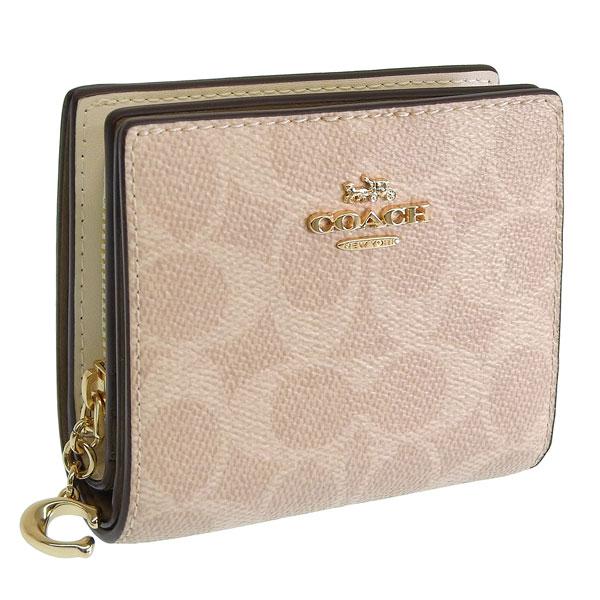 コーチ/COACH/二つ折り財布/SNAP/WLT/SIG/CNVSアイコニックなシグネチャー柄にメタルロゴを施した二つ折り財布。定期、お札、カード、小銭まで、小さいながら機能は充実しています。【ギフトにもおすすめです。】 ■品番：CW78...