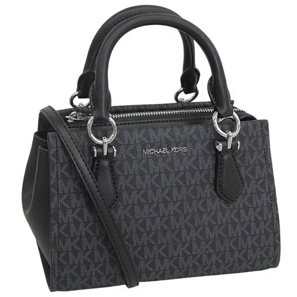マイケルコース/MICHAELKORS/ショルダーバッグシグネチャーキャンバスにレザーのトリムを効かせた上品な2WAYショルダーバッグ。きちんと感のあるスクエアフォルムが大人っぽく洗練された印象。ハンドバッグと斜めがけで使い分けできる2WA...