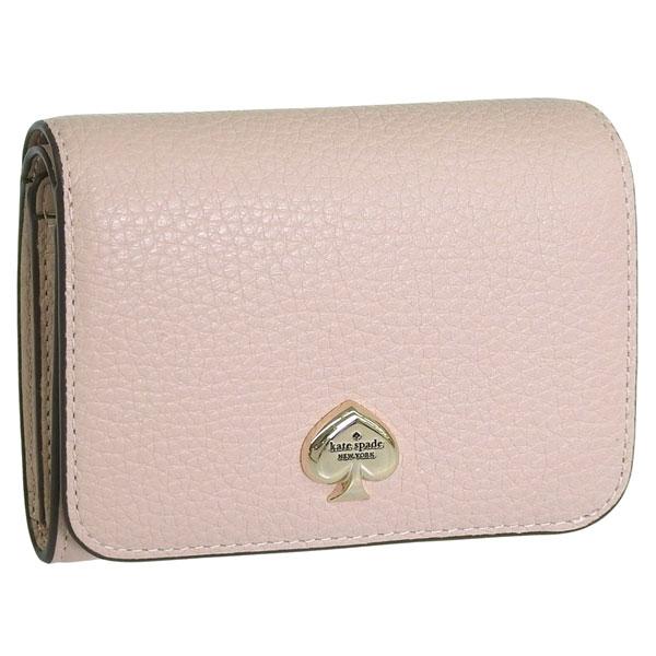 ケイトスペード/KATESPADE/二つ折り財布/KAYLA/SM/LZIP/WALLETレザーの質感が品よく映える二つ折り財布。複数のポケットを備え、中身をすっきりと整理できます。洗練された佇まいで、毎日の装いにさりげない華やぎを添えるア...
