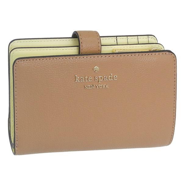 ケイトスペード/KATESPADE/二つ折り財布/WALLETS/MED/COMBIFLD上品なカラーリングとシンプルなデザインが魅力のケイトスペードの二つ折り財布。コンパクトながらカードや小銭を整理しやすく、デイリーに使いやすい実用的なア...