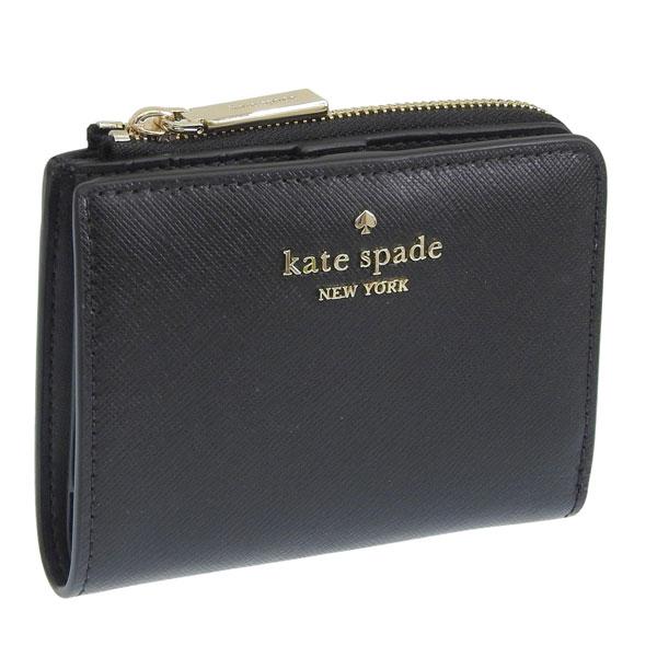 ケイトスペード/KATESPADE/二つ折り財布/sm/lzip/walletsすっきりとしたサイズ感と実用性を兼ね備えたミニウォレット。上質なサフィアノレザーを使用し、シンプルなデザインにメタルロゴが映える上品な仕上がりです。スナップ開閉...