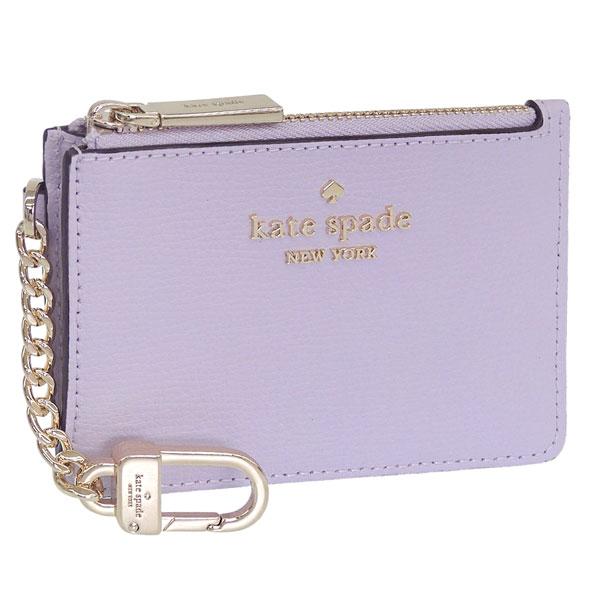 ケイトスペード/KATESPADE/カードケース/WALLETS/REFINED/GRAIN/LEATHERスリムなフォルムながら複数のカードをすっきり収納でき、デイリー使いに便利なカードケースです。パープルカラーがコーディネートのアクセン...