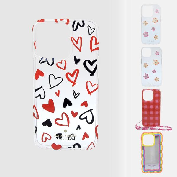 ケイトスペード/KATESPADE/iPhone/ケイトスペードらしい華やかさと上品さを兼ね備えたスマホケース。手に馴染むスリムなフォルムで、デザイン性と使いやすさのバランスが絶妙なアイテムです。【ギフトにもおすすめです。】■カラー：(1)...