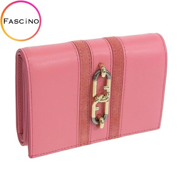 フルラ/FURLA サイフ 財布FURURA/SIRENA/M/COMPACT/WALLETレザーにスエードをアクセントに施した三つ折り財布。キュートなカラーリングにチェーンモチーフにアーチロゴをセッティングしたデザインが印象的なアイテム。...
