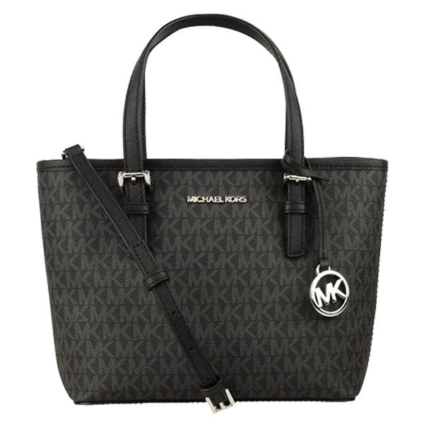 マイケルマイケルコース/MICHAEL MICHAEL KORS   カバン   鞄 JET SET TRAVEL XS CRYL CONV TZ TOTE傷のつきにくい型押しレザーのトートバッグ。取り外し可能なショルダーがついているので、...