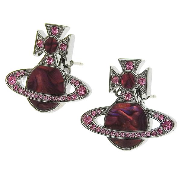 ヴィヴィアンウエストウッド/VIVIENNEWESTWOOD/ピアス/Orecchini/Dorina/earrings/Ruthenium深みのあるレッドカラーと重厚感あるルテニウム仕上げが魅力のヴィヴィアンウエストウッドのピアス。さりげ...