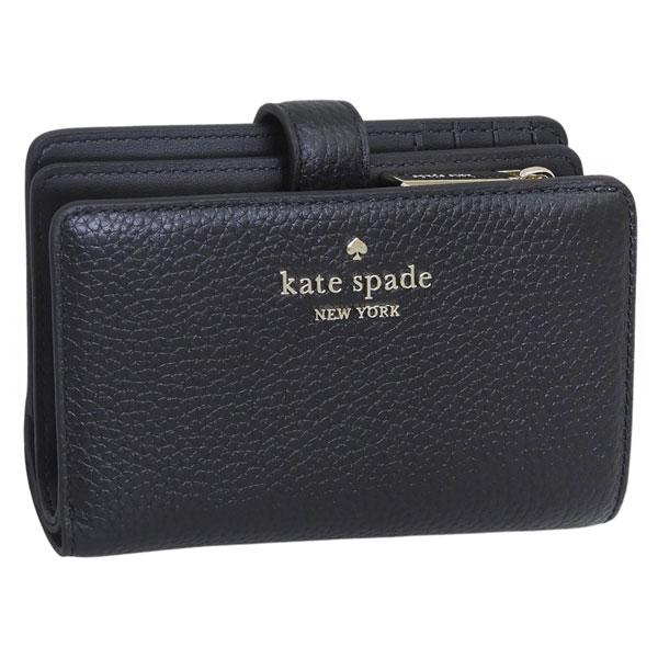 ケイトスペード/KATESPADE/二つ折り財布/WALLETS/MED/COMBIFLD手に馴染む上質なレザーにロゴが輝く、気品ある佇まい。9枚のカードスロットやL字ファスナー小銭入れなど、支払いをスマートにする工夫が凝縮されています。「...