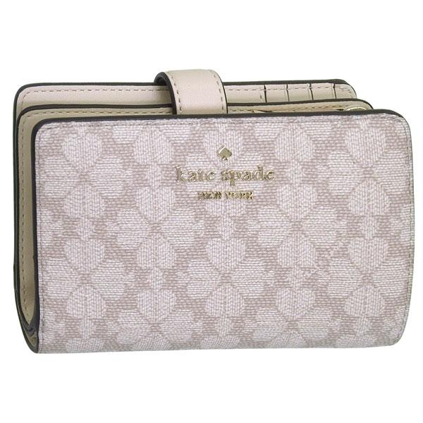 ケイトスペード/KATESPADE/二つ折り財布/WALLETS/MED/COMBIFLDスペードフラワー柄が華やかに映える二つ折り財布。複数のポケットを備え、必要なものをすっきりと整理・収納できるのでスマートな支払いが可能。手元から上品な...