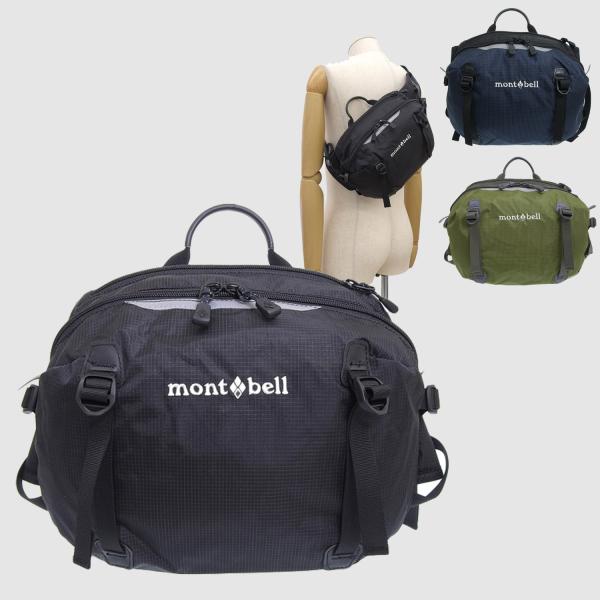 モンベル/ボディバッグ/Trail/Lumbar/Pack/7軽量なナイロン仕立てのボディバッグ。機能的な仕様でアウトドアからシティユースに◎【ギフトにもおすすめです。】 ■品番：R7TLP  ■サイズ：約高さ22×幅29(底面)×マチ8c...