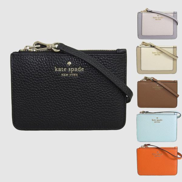 ケイトスペード/KATESPADE/カードケース/lena/sm/crdhldr/wrlt■品番：KH790・KH789■サイズ：約高さ8×幅12×マチ1cm ■重さ：約60g ■素材：レザー ■仕様：開閉：ファスナー式　内側 ：キーリング...