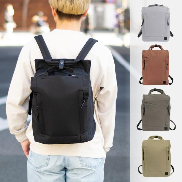 リンレ/RINRE/リュックサックシンプルデザインで様々なシーンで活躍するバックパック。広めのマチを備え、収納力抜群です。【ギフトにもおすすめです。】■品番：PC-02B■サイズ：約高さ37×幅27.5(底面)×マチ17cm 持ち手全長約2...