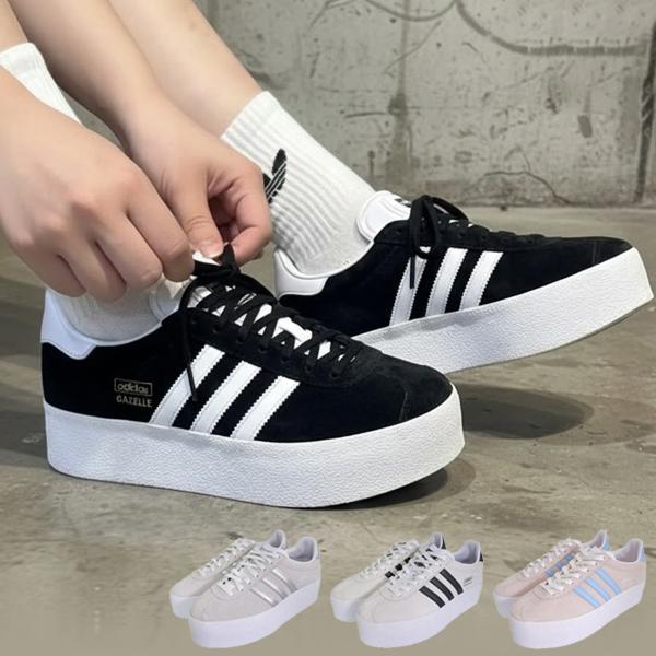 アディダス/ADIDAS/スニーカー/Gazelle/Upアディダス ガゼル アップ スニーカーは、クラシックなデザインに程よいボリューム感をプラス。足元に存在感を与え、カジュアルコーデを今っぽく仕上げます。【ギフトにもおすすめです。】■品...