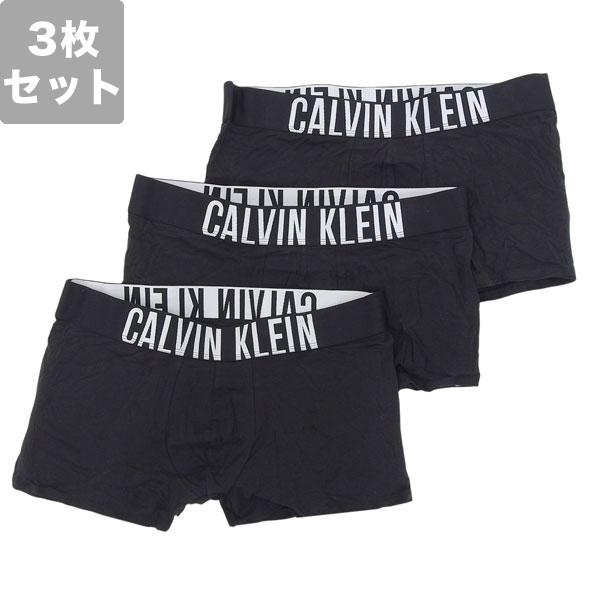 カルバンクライン/CALVINKLEIN/パンツ/Intense/Power/Cotton/Stretch/TRUNK/3PK太めのロゴウエストバンドが映えるコットンストレッチ素材の3枚組パンツ。ブラックを基調にした洗練された配色がスタイリ...
