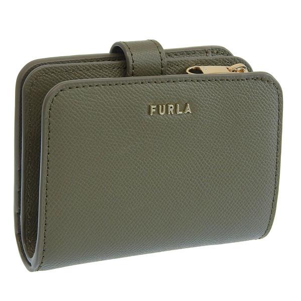 フルラ/FURLA/二つ折り財布/CLASSIC/COMPACT/S/WALLET落ち着きのあるカラーとゴールドの金具が洗練された雰囲気を演出してくれる折り財布。豊富なポケットを備え、デイリーユースにピッタリ。【ギフトにもおすすめです。】 ...