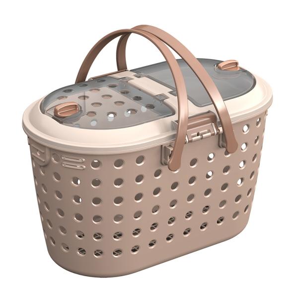 お出かけ・通院時に便利なハードタイプのキティキャリーです。高さにゆとりがあり、軽くて通気性抜群。天面両開きでペットの出し入れに便利です。天面には小物入れ＆お手入れ小窓付き。付属品：インナートレイ、ショルダーベルト。対象ペットの体重：猫用6ｋ...