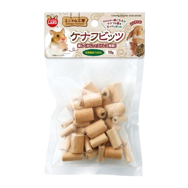 ハムスターの巣材にも使用されるやわらか素材、ケナフの茎をカットしました。楽しくかじることで、歯の伸びすぎ防止やストレス発散に役立ちます。やわらかい歯ごたえで、噛む力の弱いベビーやシニアにも適しています。対象動物：ハムスター・うさぎ・モルモッ...